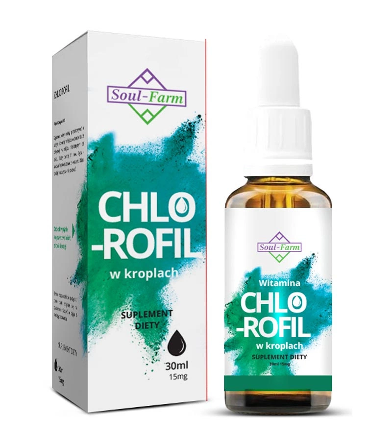 Chlorofil w kroplach 30 ml - Soul Farm - PyszneEko.pl