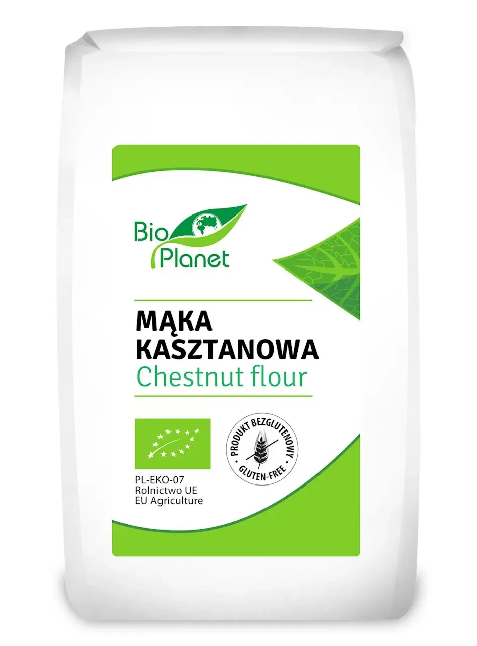 Mąka kasztanowa 400 g - Bio Planet (EKO) - pyszneEKO.pl